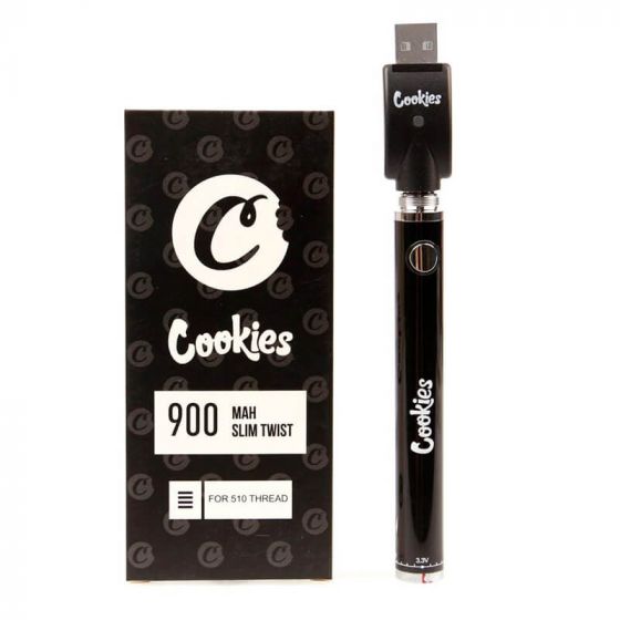 Cookies Vape Pen Battery Slim 900 Mah Slim Twist | SmokeCircus PR