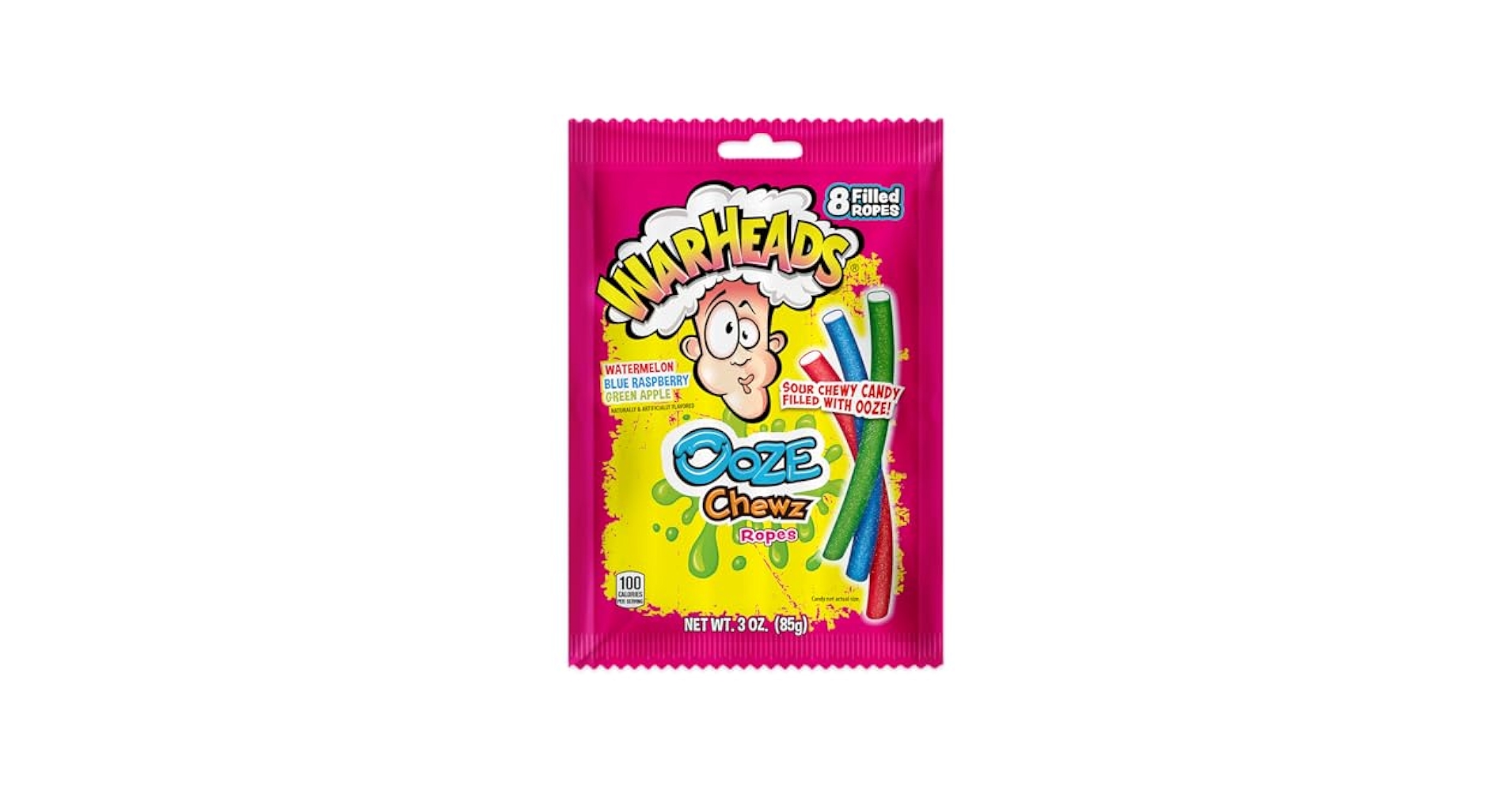 Warheads 8 Filled Ropes 3oz | SmokeCircus PR