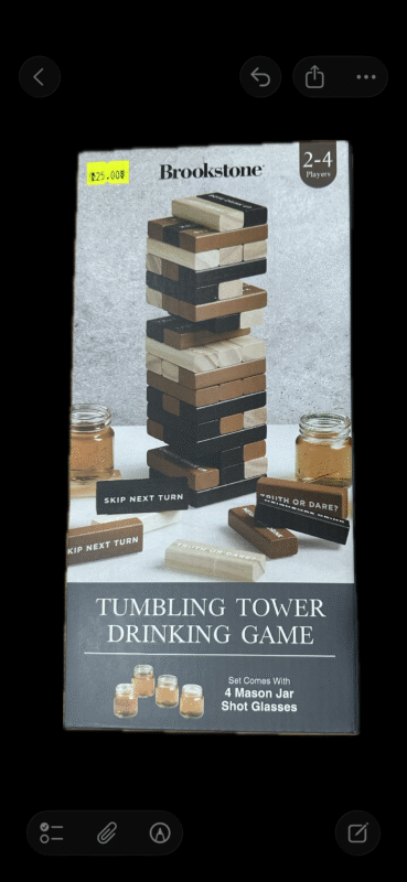 Tumbling Tower Drinking Game Jenga | SmokeCircus PR